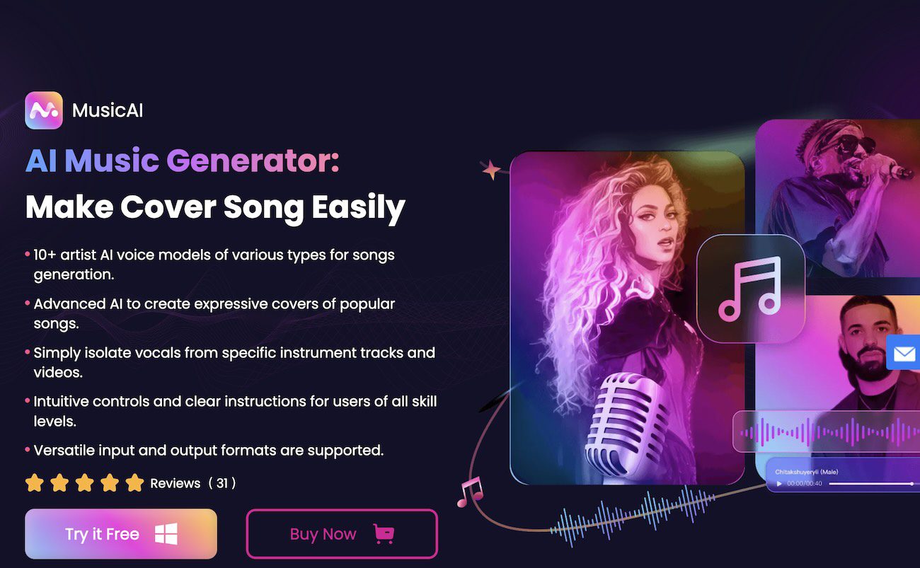 The 8 Best AI cover song generators - The AI Musicpreneur