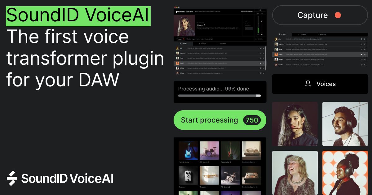 New: SoundID let’s you create AI vocals inside your DAW