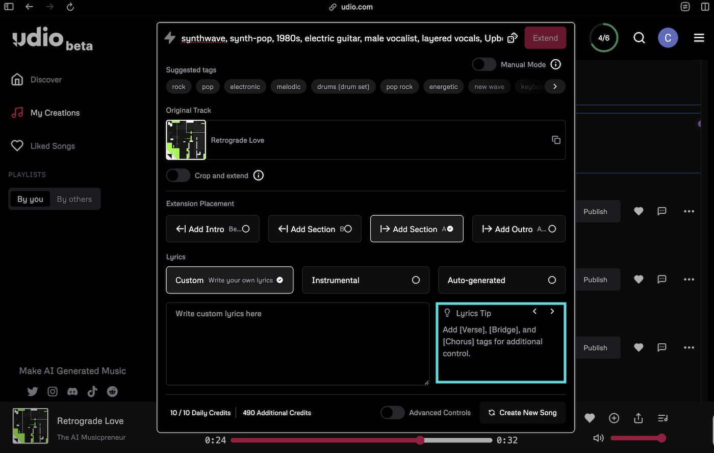 Udio Tutorial: Learn how to create the best AI songs