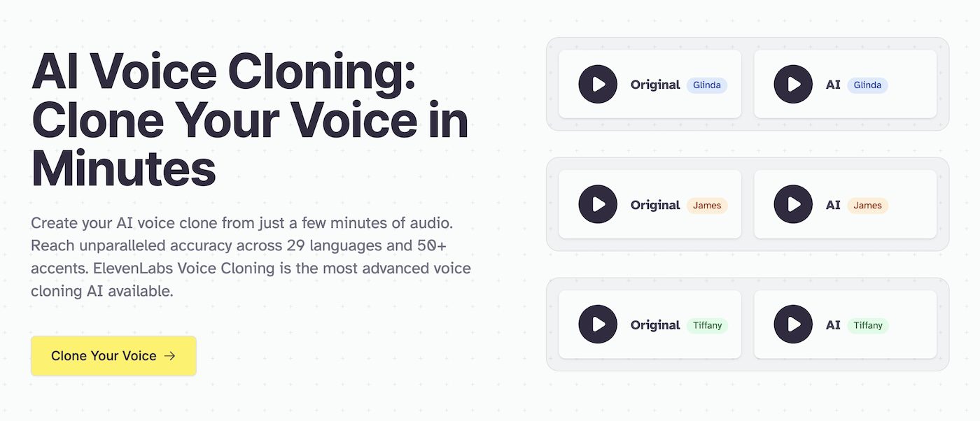 The best 4 (free) AI voice cloning tools in 2025!