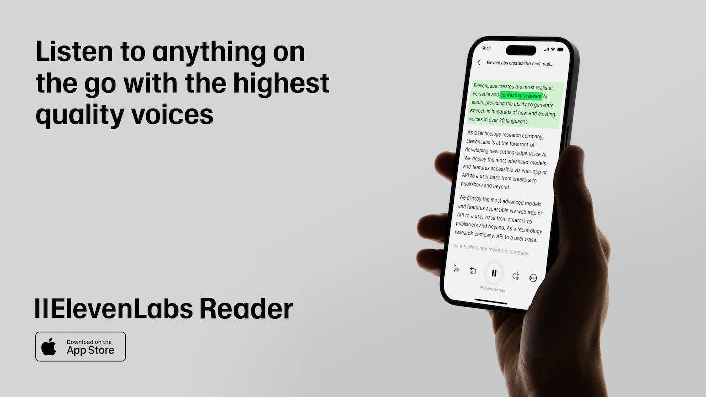 How to use celebrity voices in the ElevenLabs reader app