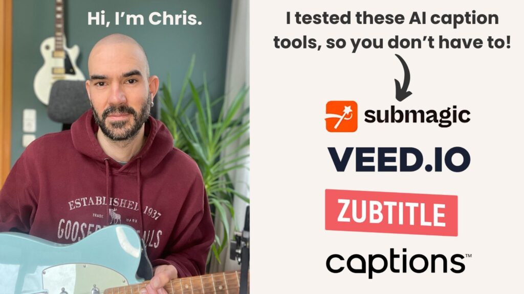 The 4 best (free) AI caption apps for Social Media in 2024!