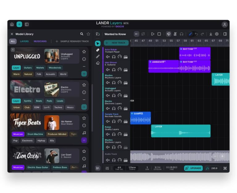 LANDR Launches Songwriting Tools "Blueprints" and "Layers"